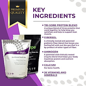 Vi Shape Original Nutritional Shake Mix Sweet Cream Flavor | 22oz (1 Bag, 24 Servings)