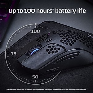 HyperX Pulsefire Haste Gaming Mouse & Alloy Origins 60 - Mechanical Gaming Keyboard, Ultra Compact 60% Form Factor, Double Shot PBT Keycaps, RGB LED Backlit, NGENUITY Software Compatible
