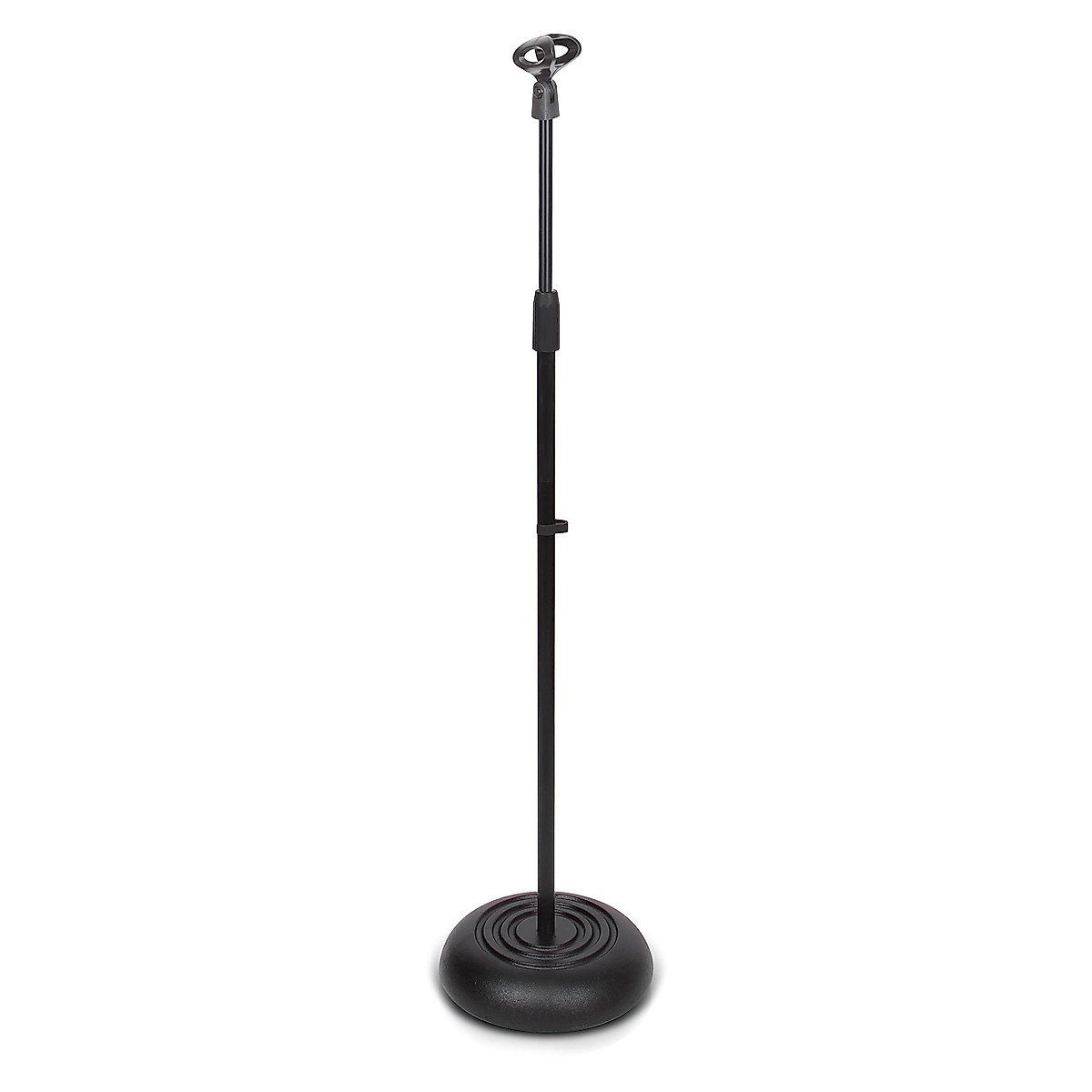 Pyle Classic Retro Dynamic Vocal Microphone - Old Vintage Style Unidirectional Cardioid Mic, XLR Cable w/Universal Microphone Stand, Mic Mount w/Heavy Compact Base, & 2.8'-5' ft. Height Adjustable