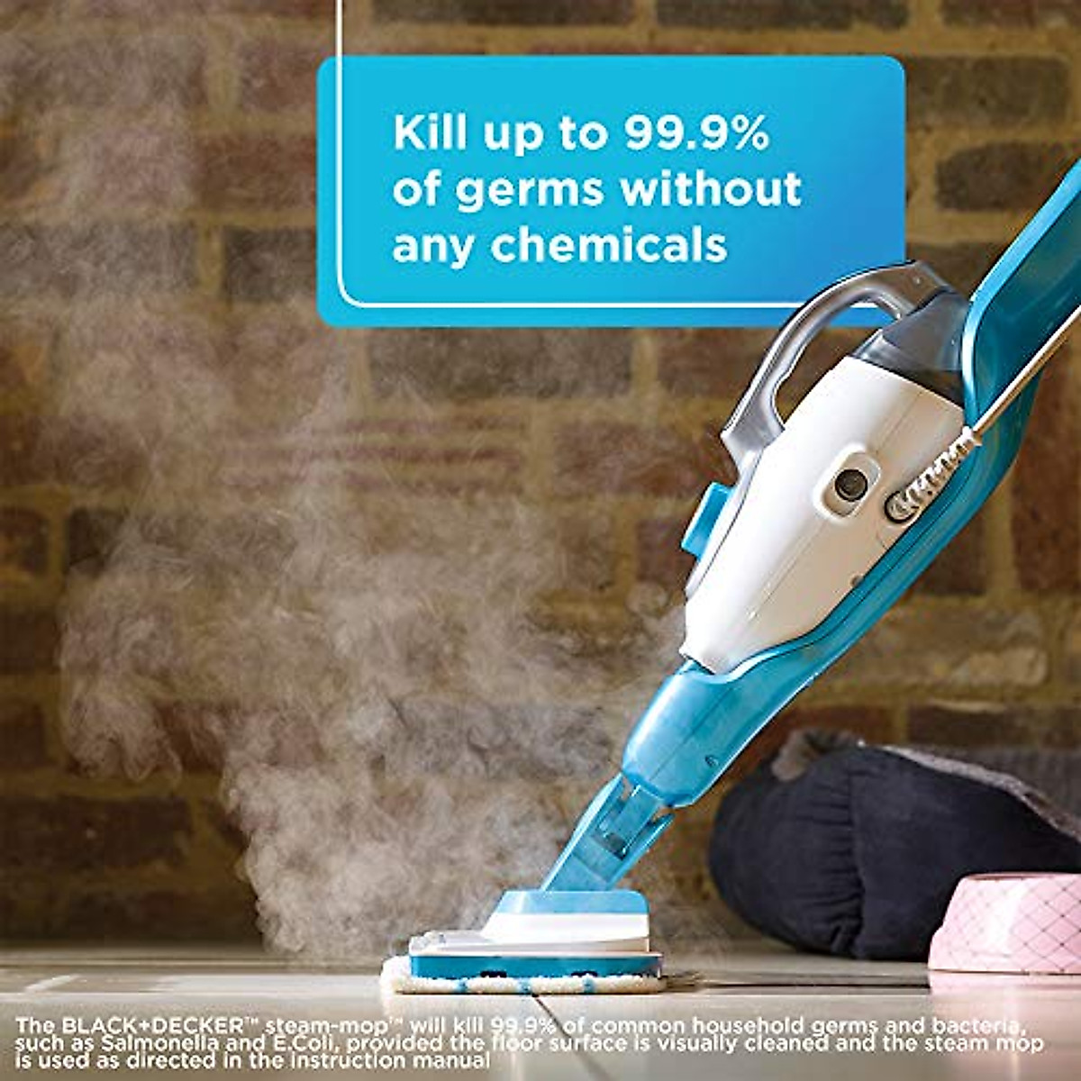 BLACK+DECKER HSMC1361SGP 7-in-1 STEAM MOP with SteamGlove Handheld Steamer