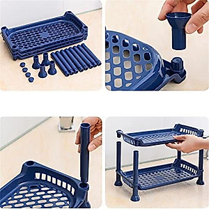 Storage Rack Countertop Supplies Floor-to-Ceiling Washbasin Toilet Storage Cabinet Washstand Rack