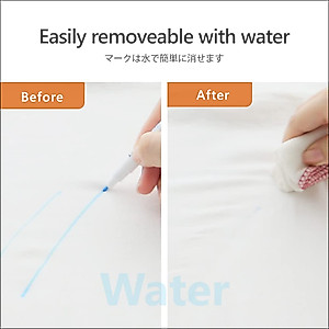 LEONIS Water Erasable Fabric Marking Pen & Disappearing Ink Fabric Marking Pen Set [ 91620 ]