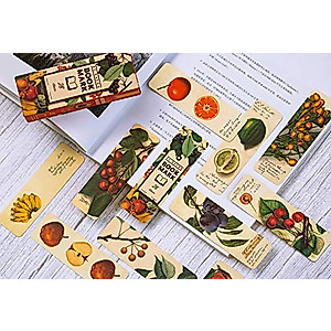 28 Sheet Fruit Style Book Mark Vintage Bookmark for Book Reading Page Paper Bookmark