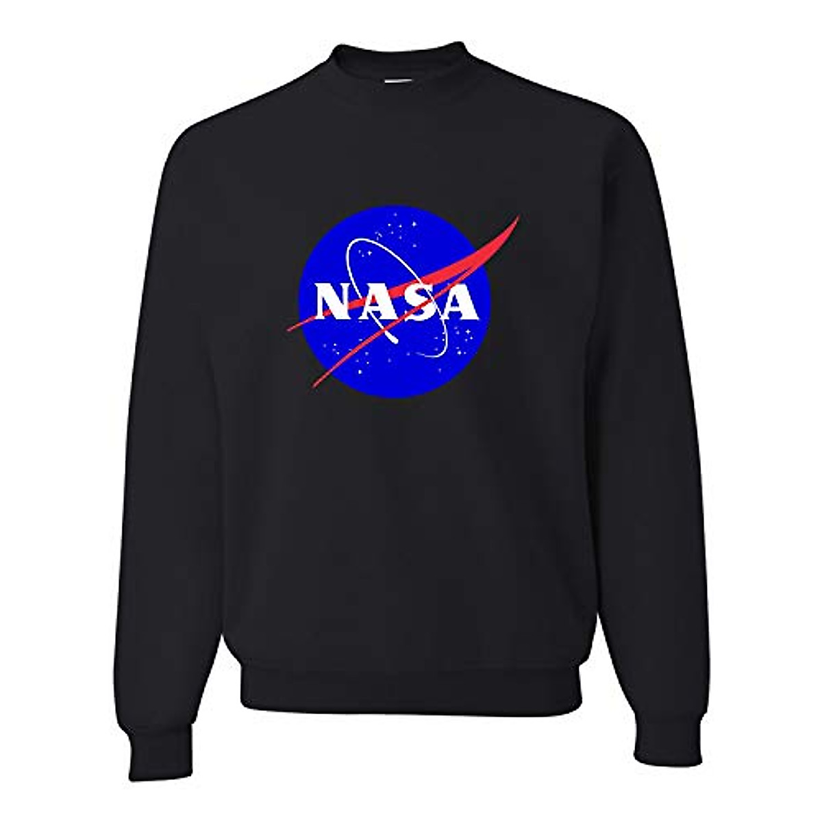 Go All Out XXXX-Large Black Adult NASA Logo Sweatshirt Crewneck