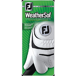 FootJoy Weather Sof Golf Gloves New White Left Hand Cadet XL