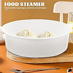 Steamer Basket Plastic Steaming Rack Vegetable Steamer 5L Steaming Stand for Rice Cooker Warmer Kitchen Cookware-8.5*2.4Inch