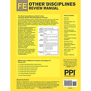 PPI FE Other Disciplines Review Manual – A Comprehensive Review Guide to Pass the NCEES FE Exam