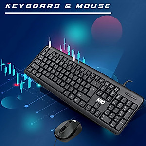 Trading Desktop PC TechMagnet, Intel Core i7 9th Gen, 16GB RAM, 512GB SSD + 2TB HDD, 4 New 22” LED Monitors, 2 Network Cards, Trading Platform Support, MTG Keyboard & Mouse Win 11 (Renewed)