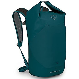 Osprey Transporter 30L Roll Top Waterproof Laptop Backpack, Night Jungle Blue