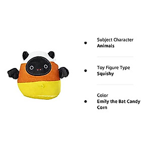 Squishmallows Squishmallow Official Kellytoy Halloween Squishy Soft Plush Toy Animals (Emily in Connor Custome, 5 Inch)