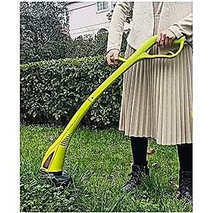 Electric Pruning Machine Household Garden Mower Lawn Mower 400W30 Rice Noodle (Color : Yellow, Size : 400W Lawn Mower)