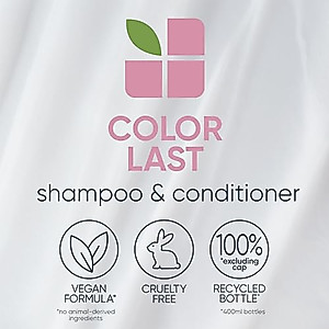 Biolage Color Last Shampoo & Conditioner Set | Helps Protect Hair & Maintain Vibrant Color | For Color-Treated Hair | Paraben & Silicone-Free | Vegan