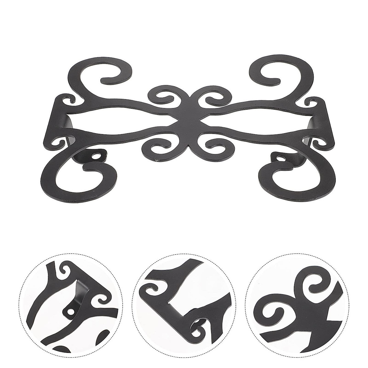 Kichvoe Metal Cup Holder Cup Rack for Kitchen Metal Glass Holder Cabinet Glass Rack Wine Cup Shelf Upside down Cup Rack Under Shelf Glass Rack Kitchen Cup Rack Iron Household Wine Glass