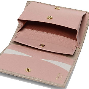 Prada Portafoglio Vertical Caramel Vitello Move Leather Flap Wallet 1MV204