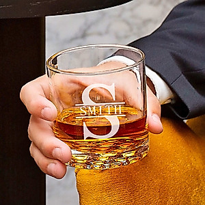 Oakmont Personalized Groomsmen Whiskey Glasses, Set of 5 (Custom Product)