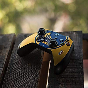 Skinit Decal Gaming Skin Compatible with Xbox One S Controller - Officially Licensed NBA Golden State Warriors Large Logo Design