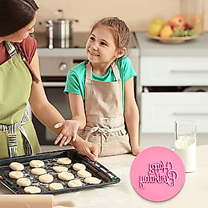 Happy Birthday Cookie Embosser, Happy Birthday Cookie Stamp, Happy Birthday Fondant Embosser Cookie, 3D Design Happy Birthday Embossing Stamp, Cookie Chocolate DIY Baking Mold,Decorating Cake/Cupcake