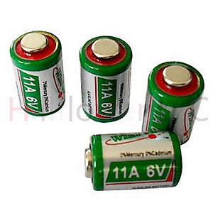 Hillflower 5 Piece 11A A11 MN11 L1016 G11A 11 Bulk 0% Mercury 0% Hg 6V Alkaline Light Prime Battery