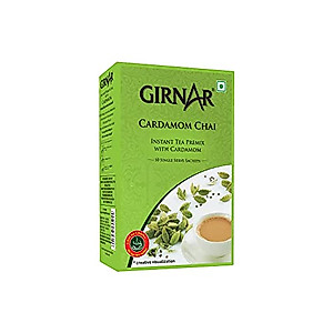 Girnar Instant Chai/Tea Premix With Cardamom, 10 Sachet Pack