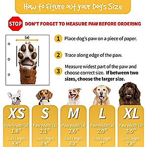 DOK TigerToes Premium Non-Slip Dog Socks for Hardwood Floors - Extra-Thick Grip That Works Even When Twisted - Prevents Licking, Slipping, and Great for Dog Paw Protection - Size Medium