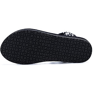 CHOOSEONE Women's Sport Sandals Hiking Sandals Athletic Sandal with Arch Support Yoga Mat Insole Outdoor Light Weight Water Shoes zebra 39