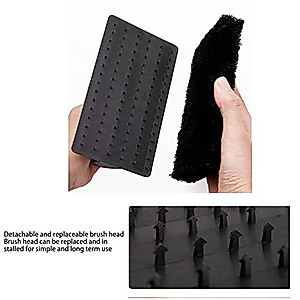 Barbecue Grill Griddle Cleaning Kit,Grill Spatula Set,Cleaner Set Includes Stainless Steel Scraper Brush Sponge Blocks,Griddle Cleaning Kit for Outdoor BBQ, Teppanyaki