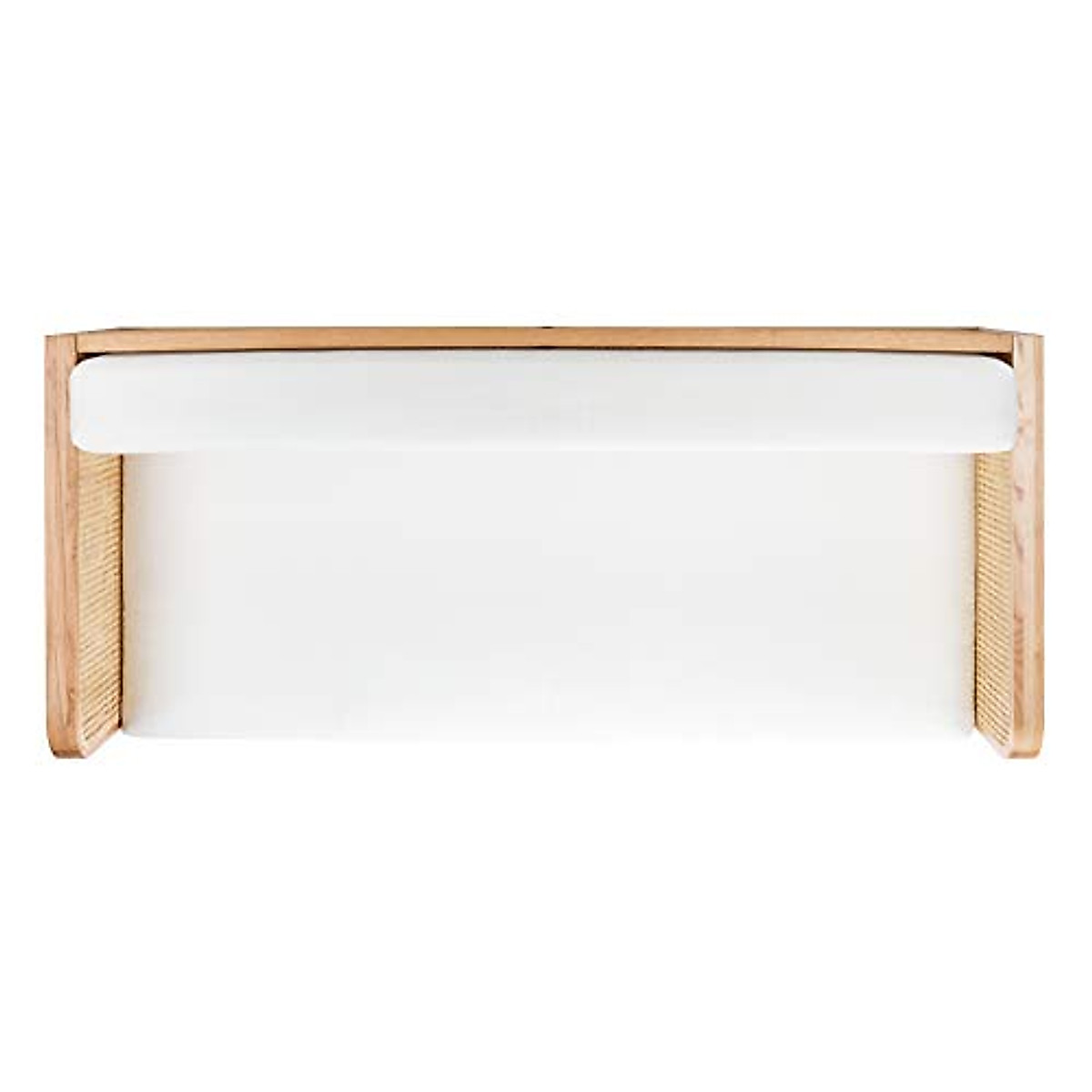 SAFAVIEH Couture Helena French Mid-Century Natural and Beige Rattan Daybed