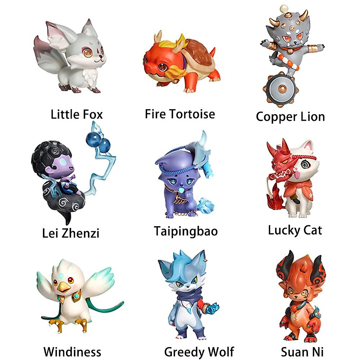 Magical Animal Series Blind Box Mystery Box Cute Collectible Figures Action Kawaii Model Birthday Surprise Random Trendy Room Desktop Decroration（1 Pack）