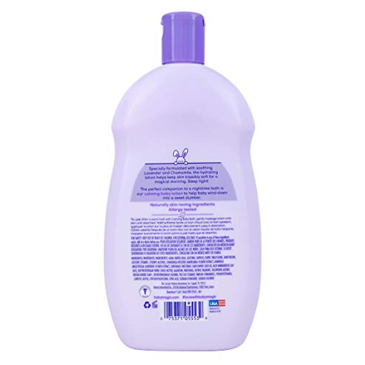 Baby Magic Calming Lotion 16.5oz, Lavender & Chamomile, 6 Count