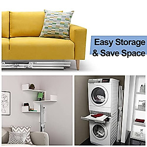 MRCTVG Upgrade 79 Inches Clothes Drying Rack, Premium Stainless Steel Adjustable and Foldable Laundry Drying Rack for Indoor Outdoor, with 20 Windproof Hooks