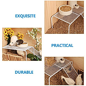 Zerodeko Chick Perch Chick Toys Chicken Coop Rest Platform Coop Brooder Roosting Bed Chicken Wooden Jungle for Large Birds Hens Parrots Macaw Cage