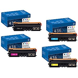 Lobung Compatible Toner Cartridge Replacement for TN-436 TN 436 TN436 TN-436BK TN433 TN431 for Brother HL-L8360CDW HL-L8360CDWT MFC-L8900CDW HL-L8260CDW MFC-L8610CDW MFC-L9570CDW Printer