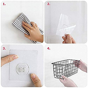 XINFULL 6 Pack Wire Storage Baskets Household Metal Wall-Mounted Containers Organizer Bins for Kitchen Bathroom Freezer Pantry Closet Laundry Room Cabinets Garage Shelf, Large