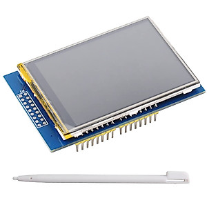 DIYmalls 2.8" TFT LCD Display Module 5V/3.3V ILI9341 Resistive Touchscreen 320x240 8-bit Parallel Interface w/SD Card Slot for Arduino U NO Mega-2560