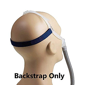 Organic Deal Back Strap Compatible w/ResMed CPAP Mask Swift Fx Nasal Pillow- Replacement Straps for Swift FX Nasal Pillow - ResMed CPAP Supplies option- CPAP Headgear Back Strap (Mask,Frame Not Incl)