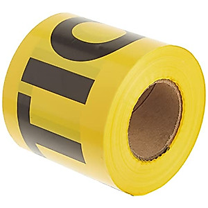 IRWIN Tools STRAIT-LINE 66200 Barrier Tape Roll, CAUTION, 3-inch by 300-foot (66200)