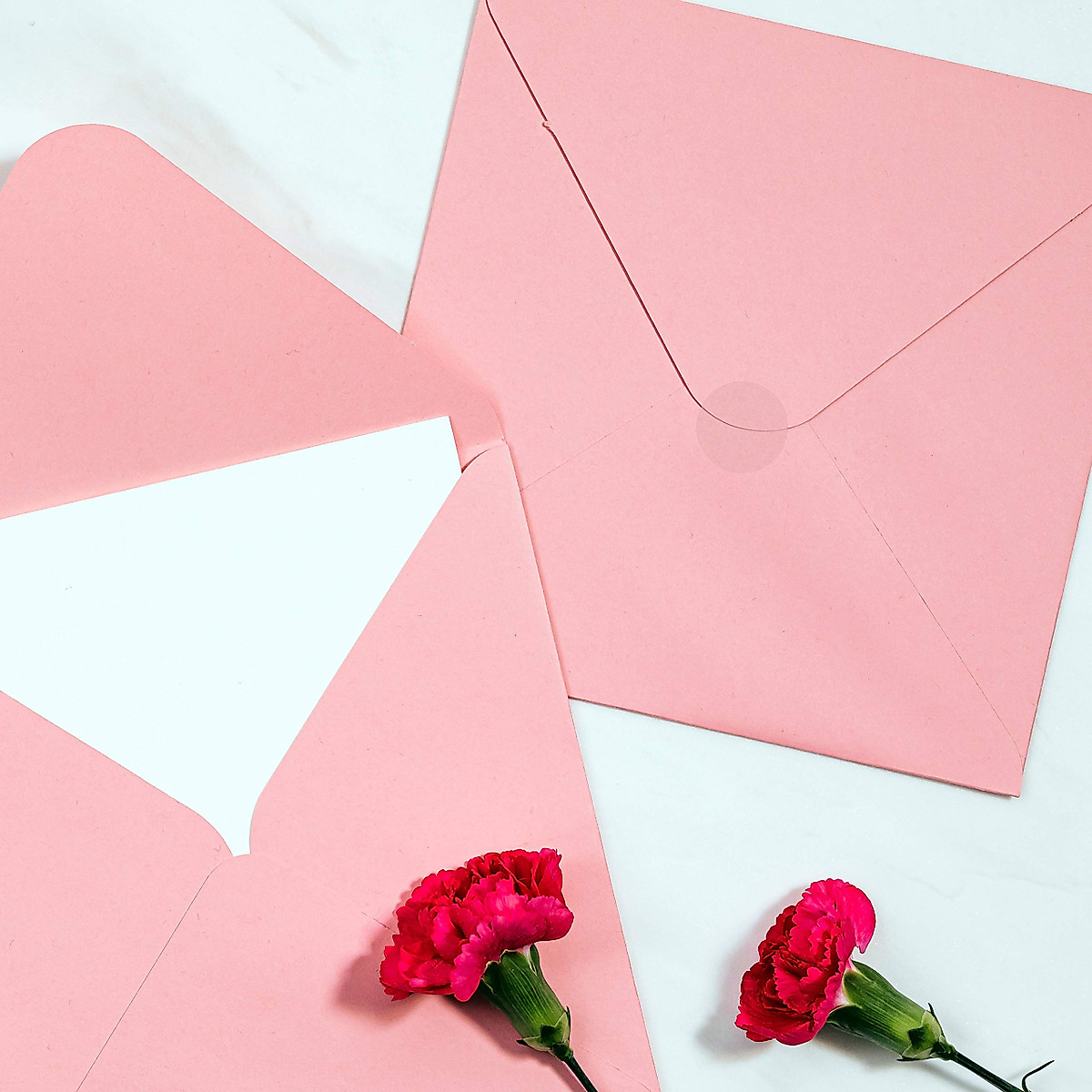 3960 Pcs Round Clear Stickers 0.5 inch Small Transparent Circle Labels for Retail Package Mail Wafer Seal Labels Dot Self Adhesive Stickers Envelope Seals