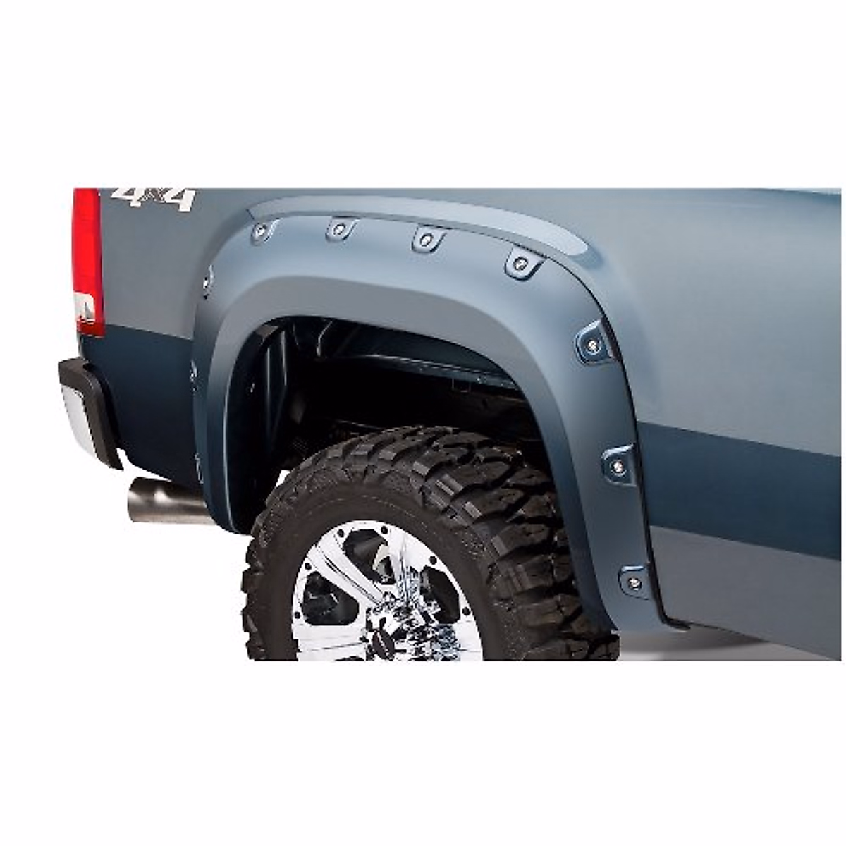 Bushwacker 40953-02 Boss Pocket Style Fender Flares 4pc. Set fits 2011-2014 GMC Sierra 2500HD & 3500HD (Excludes Dually)