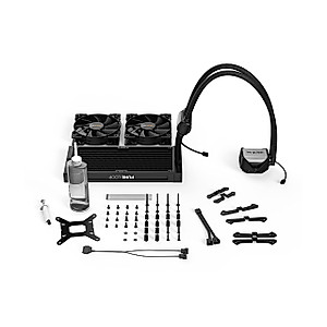 be quiet! Pure Loop 240mm All-in-One Water Cooling System | Intel 1700 1200 2066 1150 1151 1155 2011 Square ILM | AMD4 AMD5 | BW006