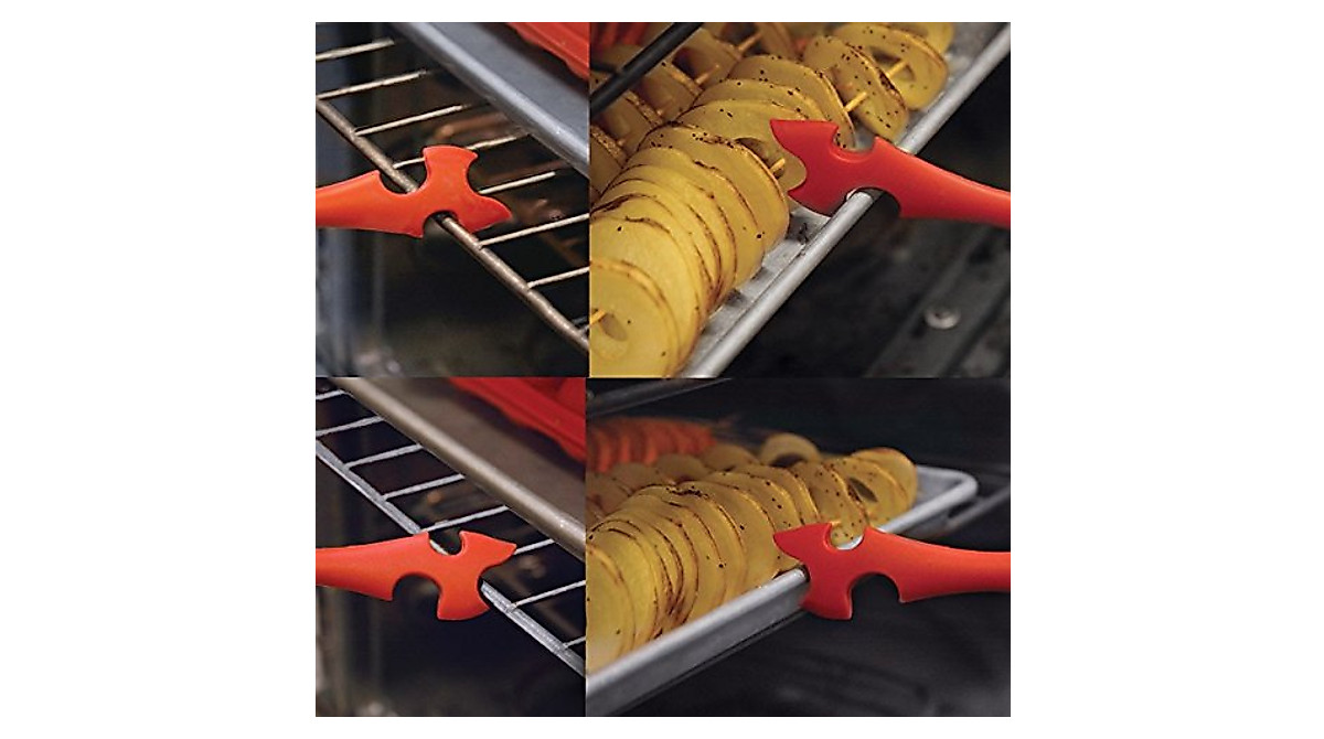 Norpro Silicone Oven Rack Push/Pull - High Heat Durable Kitchen Tool