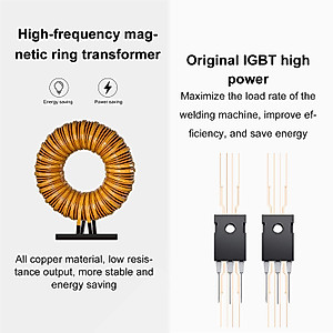 QWEASDF Welder, Welding Machine, A Full Set of Accessories for Household 220v Inverter Automatic Industrial-Grade Portable Welding,1