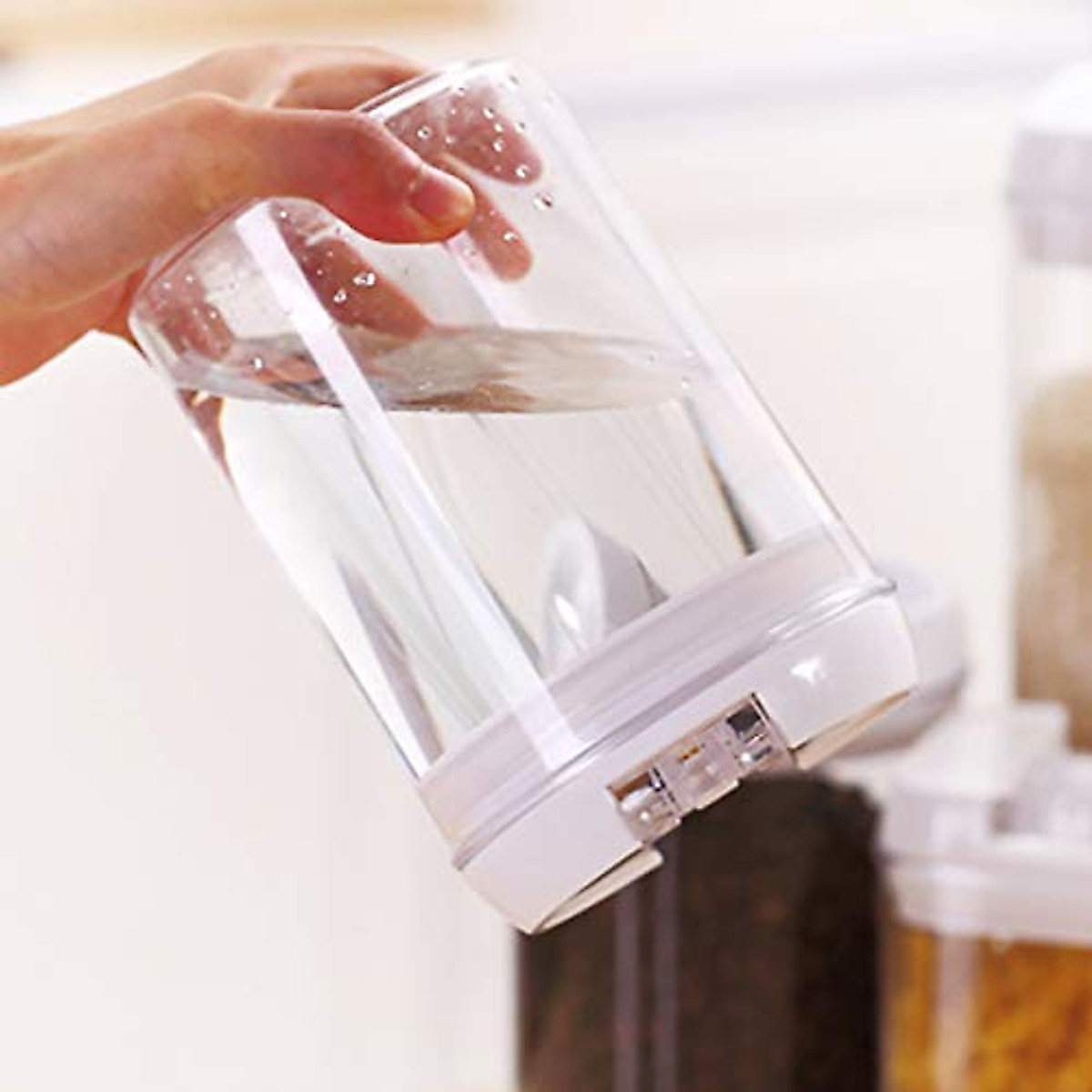 ORGANIX Airtight Food Storage Containers, 7 PC Plastic Storage Container with Lids | BPA Free | Labels & Pen Set, Pantry & Kitchen Storage Containers for Flour, Dry Food, Pasta & Cereal