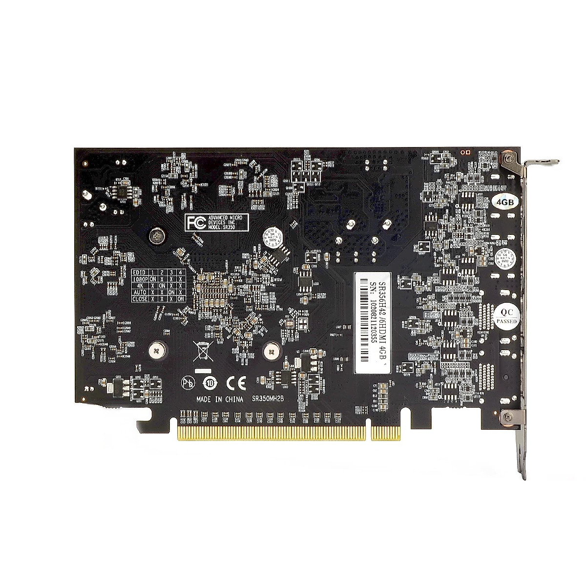 SRhonyra Radeon R7 350 HD7750 4GB Graphics Card GDDR5 6HDMI Graphics Video Card GPU PCI-Express 128-Bit Placa De Video