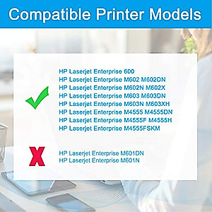 LCL Compatible Toner Cartridge Replacement for HP 90X CE390X 24000 Page M4555MFP M602n M602dn M602x M603 M603n M603dn M603xh (1-Pack Black)