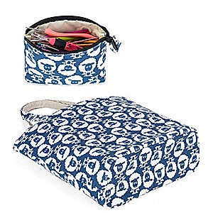 YARWO Knitting Bag with Small Zipper Pouch, Yarn Tote for Knitting Needles, Skeins of Yarn and Knitting Supplies On The Go, Sheep (Patented Design)