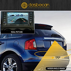 Dasbecan Rear View Park Assist Backup Camera Replacement Compatible with Ford Edge 2011-2015 Lincoln MKX 2011-2013 Replaces# BT4Z-19G490-B