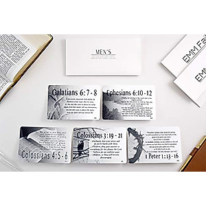 Men’s Scripture Cards (10-Pack), Inspirational Memorization Bible Verse Cards of Encouragement (NIV)
