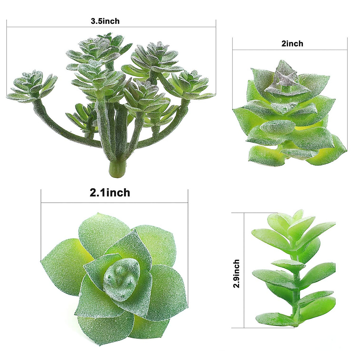 Fake Succulent, Artificial Succulents, Faux Succulents, Artificial Succulents Plants, Fake Succulent Unpotted, Bulk Artificial Succulents for Birthday Home Decor Indoor Wall Garden DIY, Pack of 13
