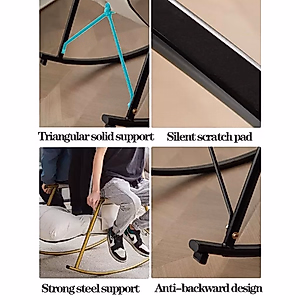 WIGSELBL Accent Folding Rocking Recliner Chair Nursery with Side Pocket and Adjustable High Back,Comfortable Upholstered Nursing Glider Rocker Armchair for Living Room (Color : Orange)