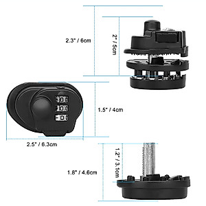 UrbanX Professional Trigger Lock - 3 Digit Combination Lock for Handgun - Fits Pistols, Rifles, BB Rifles & Shotguns - 1 Pack